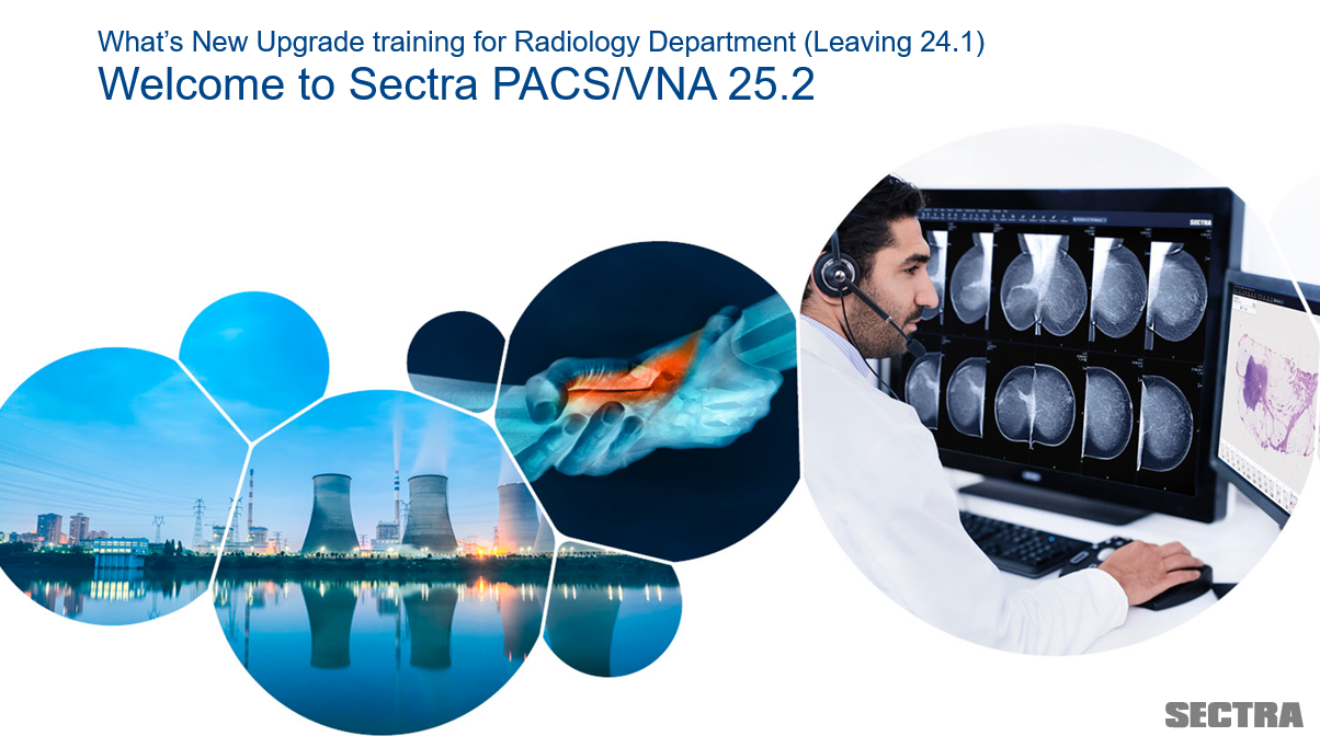 Upgrade Sectra PACS 24.1 - 25.2 KFSH | Sectra Global E-learning